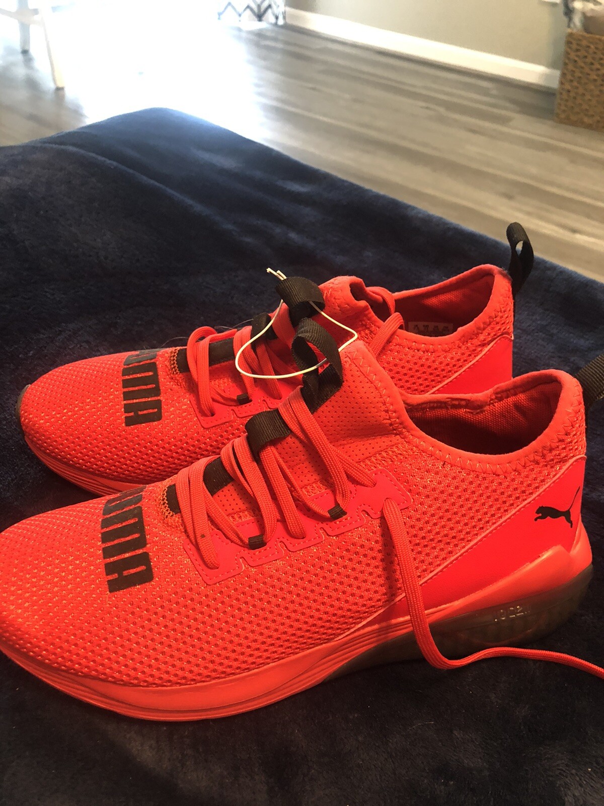 mens 8.5 puma gym shoes red slip on | eBay