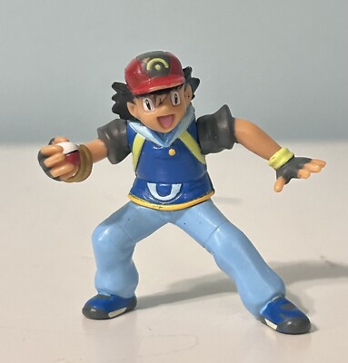 2006 Pokemon 10th Anniversary Ash Vs Team Rocket Pikachu 3” Ash Figure ...