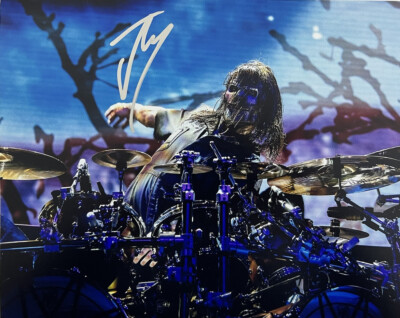 JAY WEINBERG HAND SIGNED 8x10 PHOTO SLIPKNOT DRUMMER AUTHENTIC ...