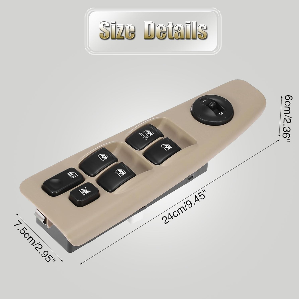 Driver Side Power Master Window Switch Fit for 2004-2009 KIA Spectra ...