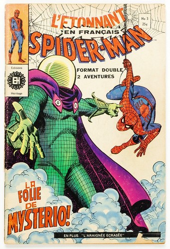 L'Étonnant Spider-Man #3 Heritage 1970 French Canadian Marvel Comic ...