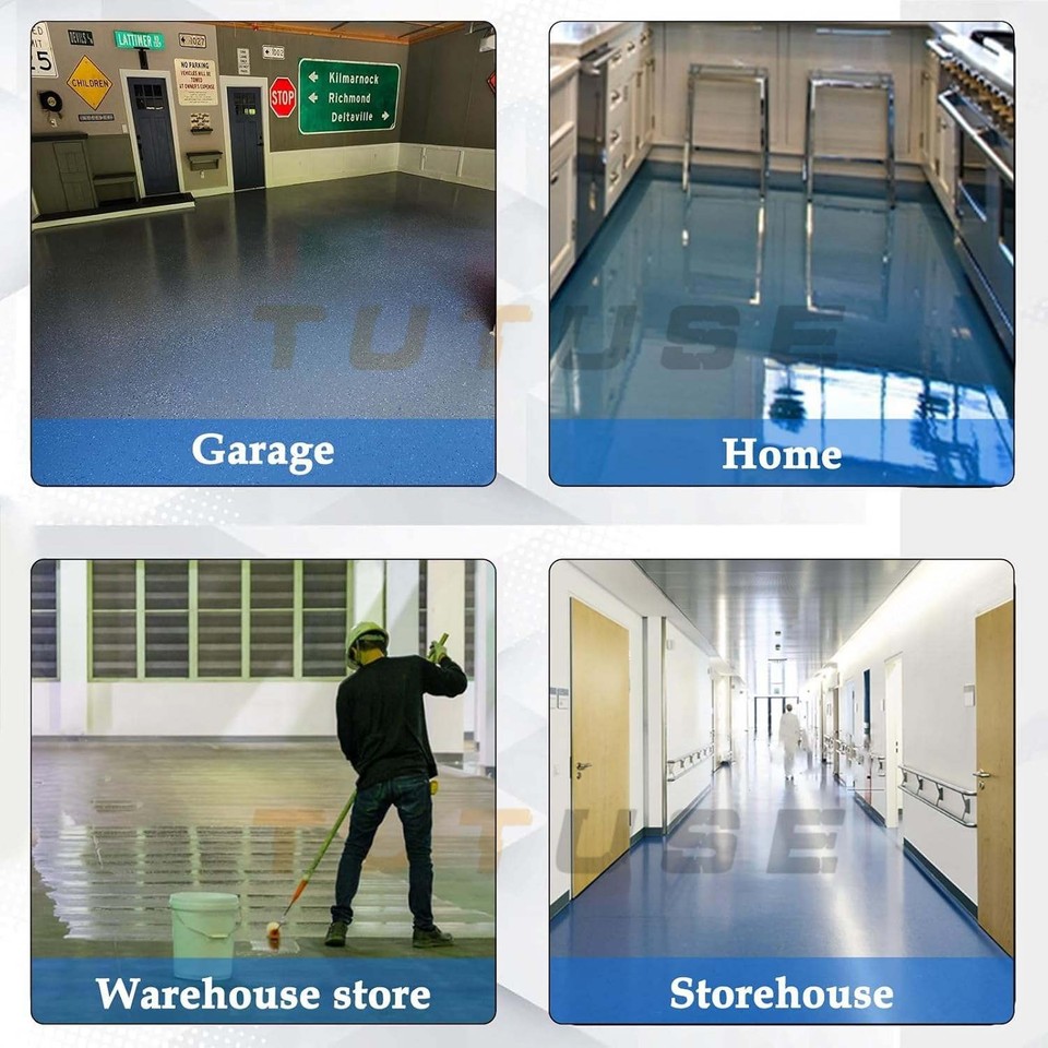 Self-Levelling Cement Tool Kit,Epoxy Floor Paint Tool,Stainless Steel ...