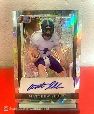 2024 Leaf Pro Set Metal Matthew Sluka Auto Silver Crystal #'d /15 #PA ...