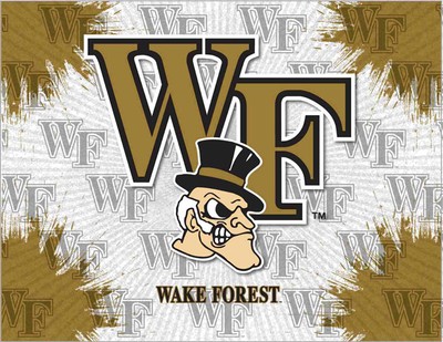 NCAA - Wake Forest Logo Canvas College Team Logo | eBay
