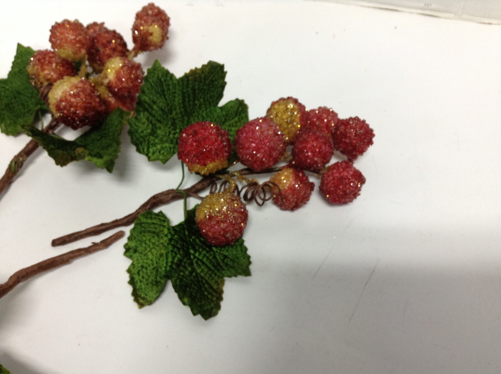 5 Frontgate Crystal Beaded Decorative Grapes Berry Christmas Holiday ...