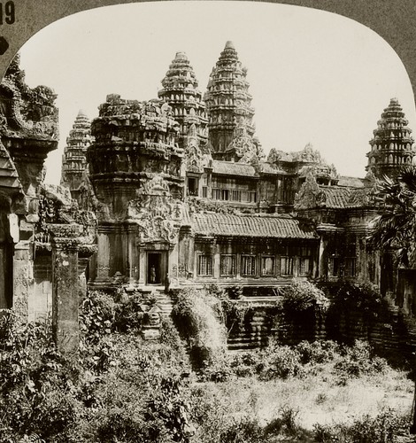 Keystone Stereoview The Ruins of Angkor Wat, Cambodia From 600/1200 Set ...