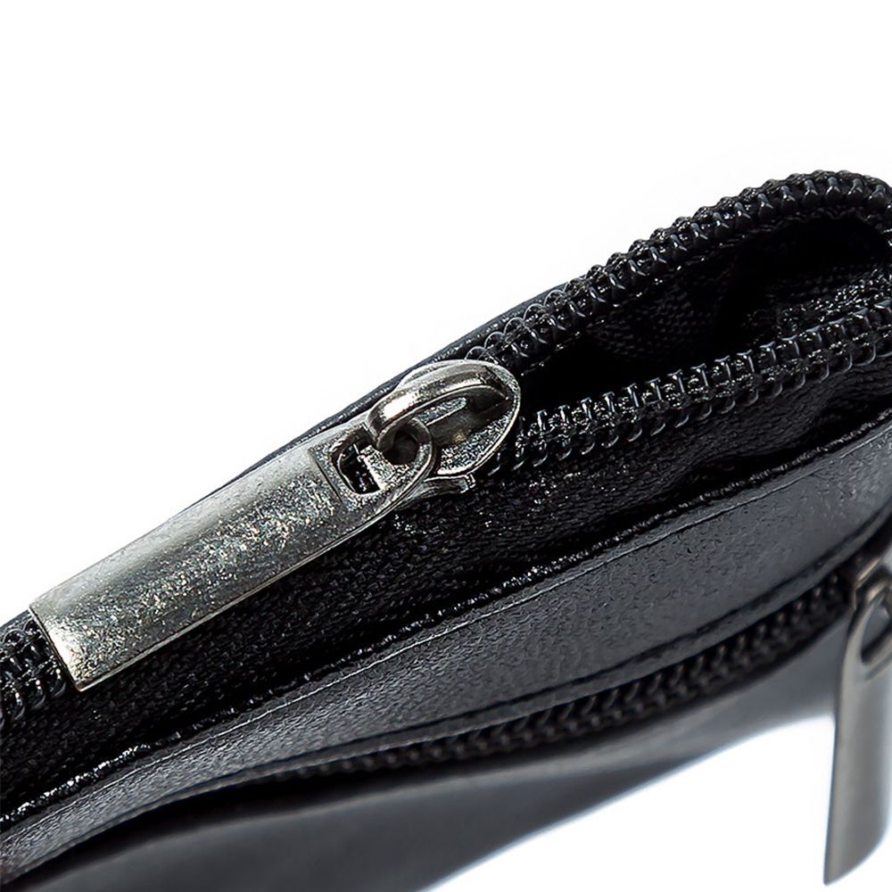 Simple Card Holder Black Wallet Coin Pouch Key Holder Purse | eBay