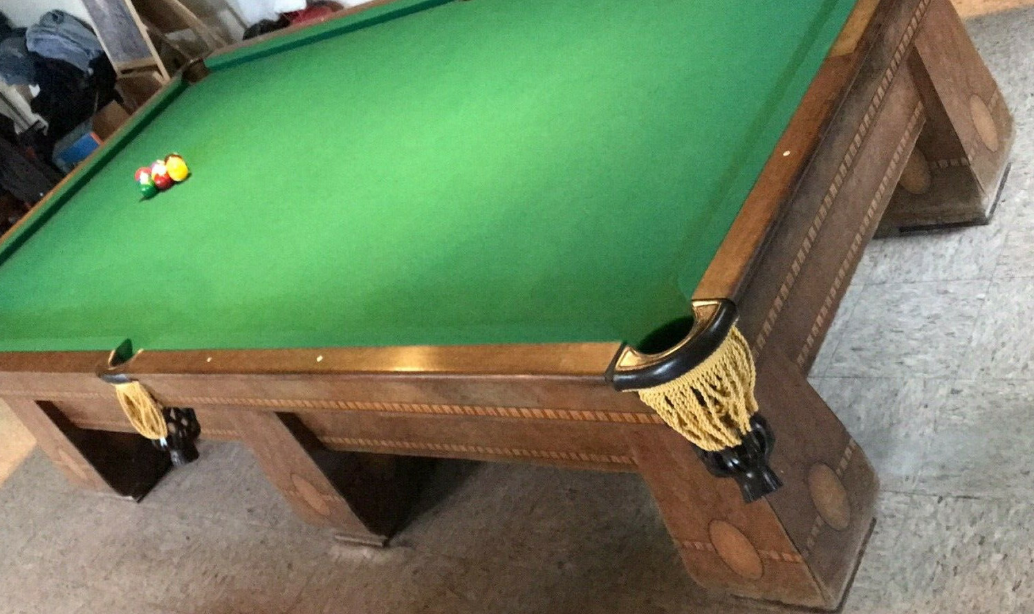 Brunswick Antique "The Medalist" 10 foot Pool Table | eBay