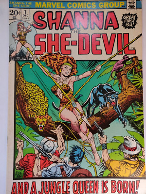 Vintage Marvel Comic - Shanna the She-Devil Vol. 1 #1 1972 | eBay