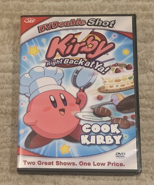 Kirby Right Back at YA 4kids Cook Kirby DVDOUBLE Shot Nintendo Anime ...