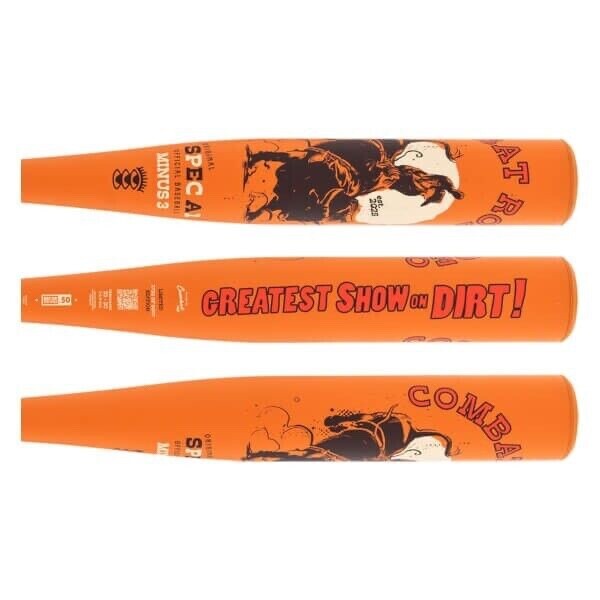 🔥COMBAT MFG "Greatest Show on Dirt" SPEC-A1 Rodeo BBCOR Bat 33/30🔥 | eBay