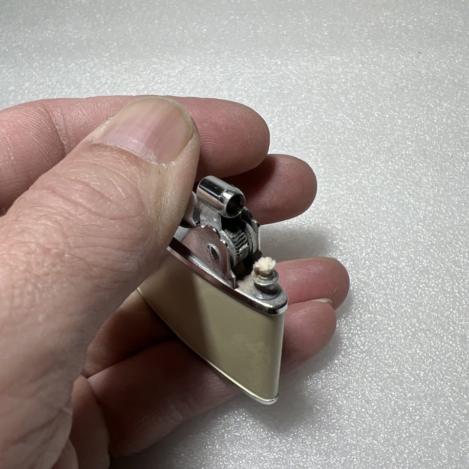 VINTAGE BROTHER-LITE FLAT CIGARETTE LIGHTER - NYK LINE ADVERTISING | eBay