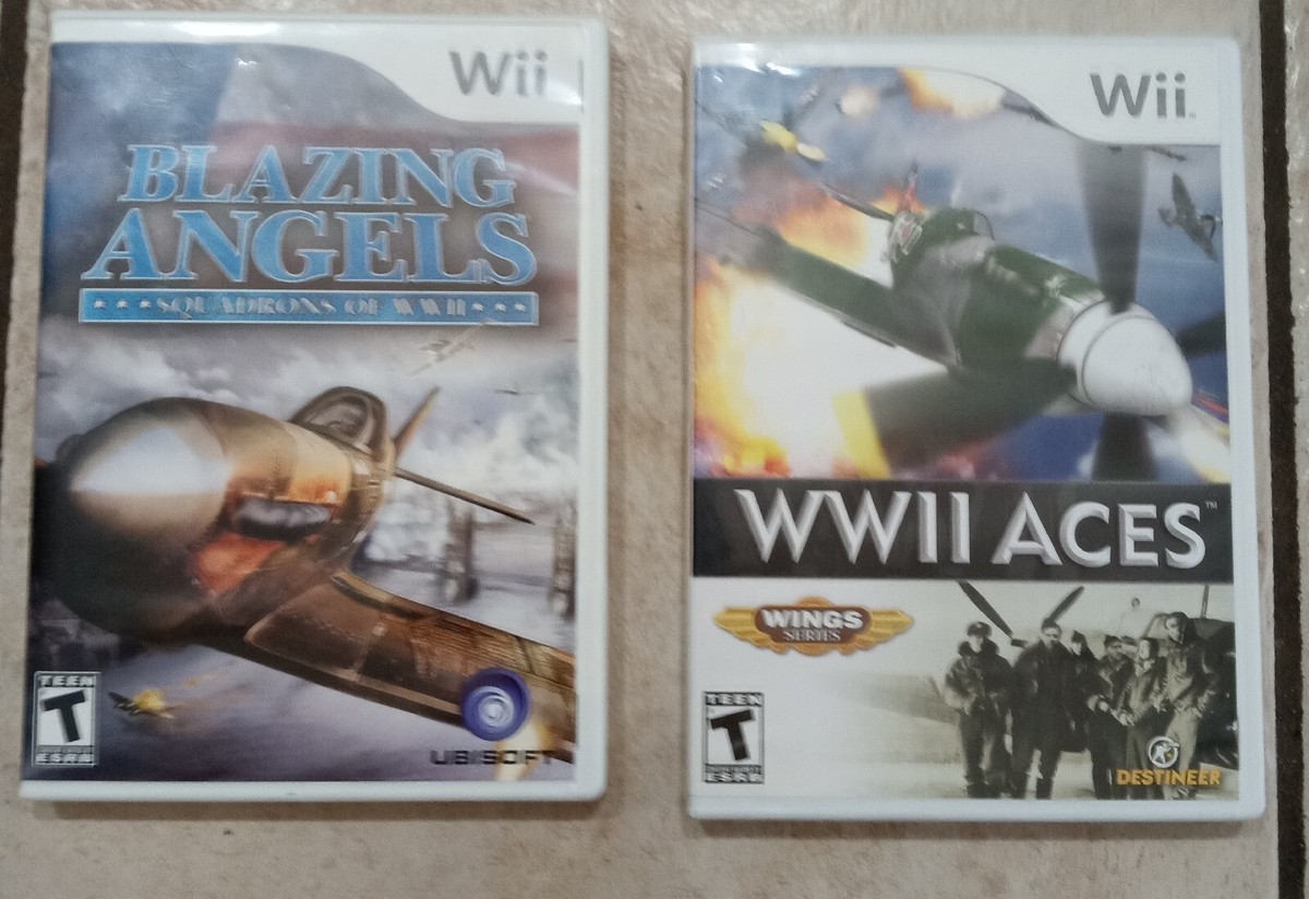 Angels Video Games Wings WWII Aces & Blazing Angels, Video Game Lot