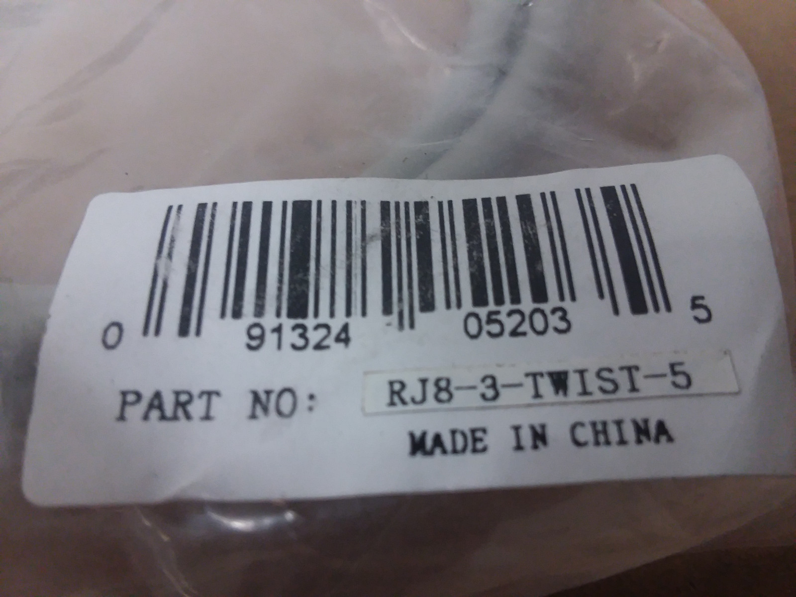 ETHERNET CABLE RJ8-3-TWIST-5 CAT5 | eBay