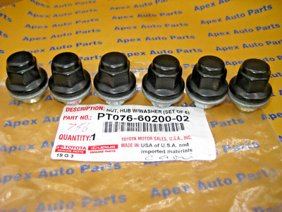 Toyota TRD Tacoma FJ 4Runner Lug Nut Set | Genuine OEM | TRD | Black ...