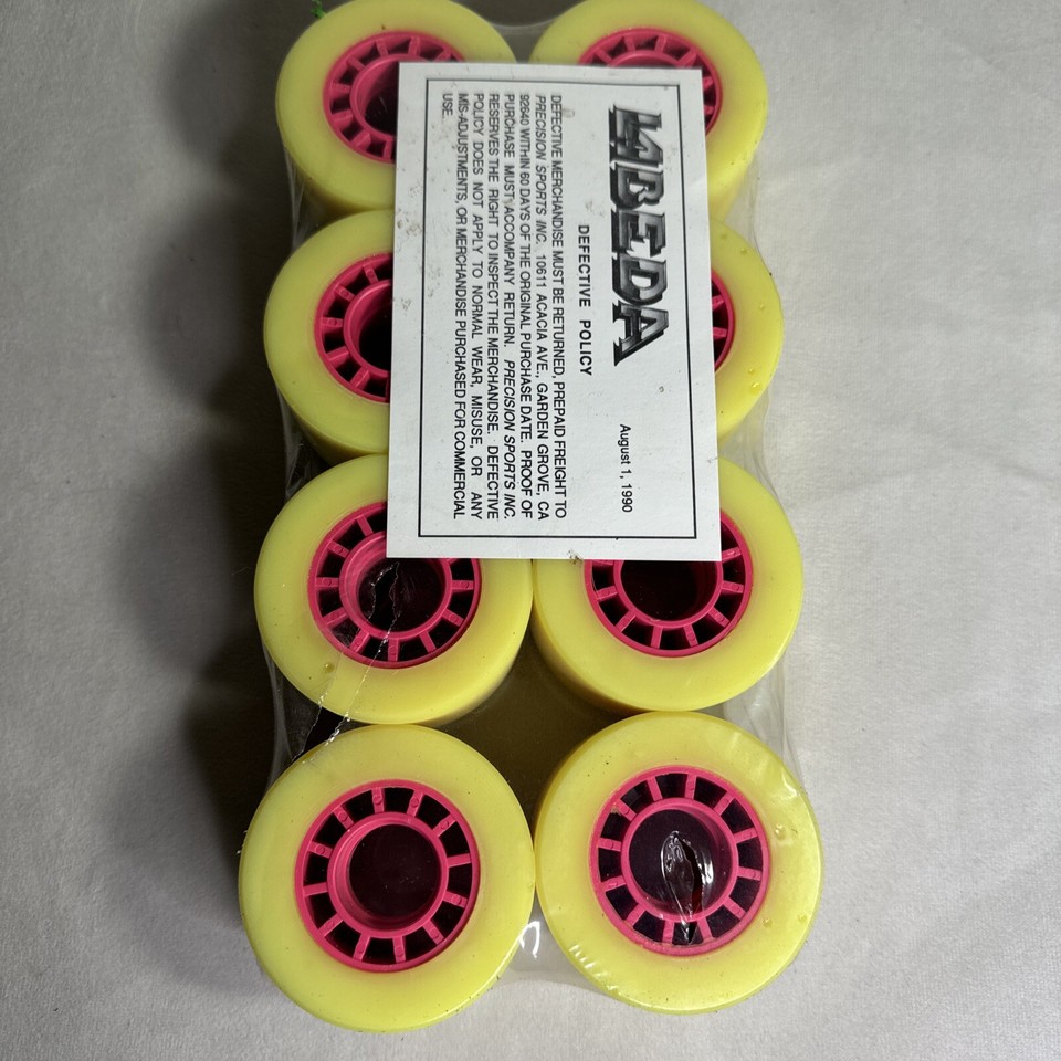 Labeda Roller Skate Wheels Shredder Lite NOS 1990 Pink 62mm | eBay