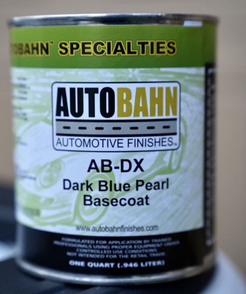 Autobahn Dark Blue Pearl Basecoat Auto Paint Ford | 1qt | Urethane Base ...