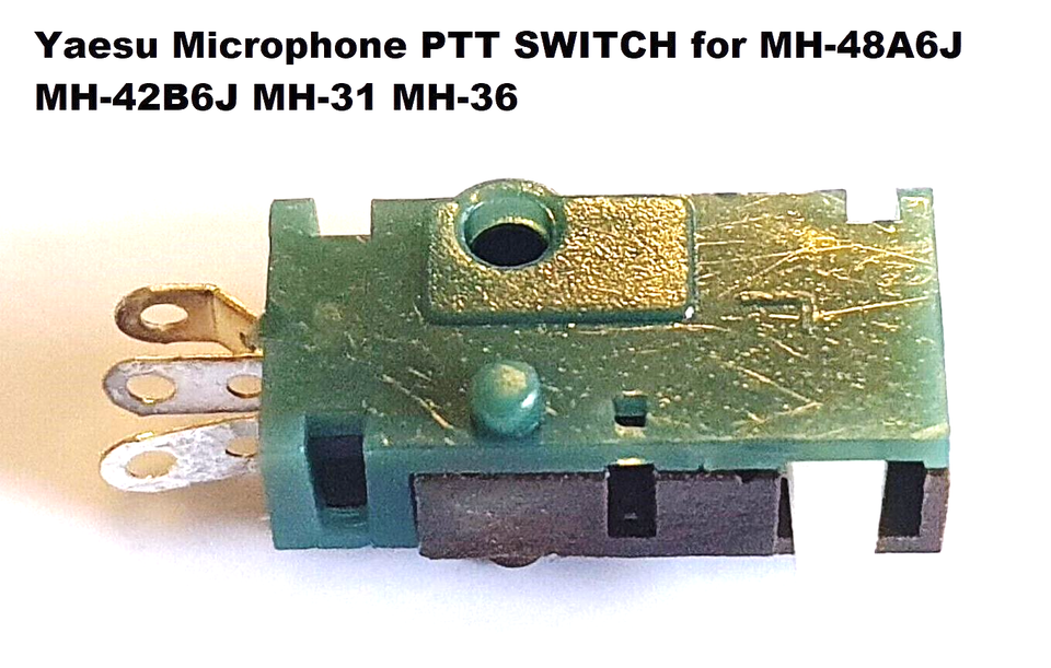 Yaesu Microphone Replacement PTT SWITCH for MH-48 MH-42 MH-31 MH-36 MH ...