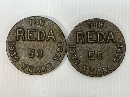 VINTAGE TRW REDA PUMP 50 YEARS 1930-1980 OILFIELD MEDALLIONS ...
