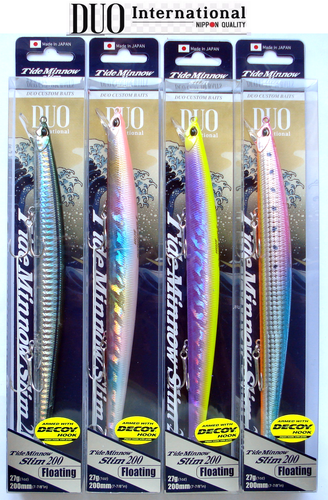 DUO Tide Minnow Slim 200 NEW 2024 Saltwater Fishing Lure,Hard Bait,Barracuda | eBay Australia