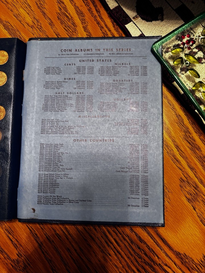 Whitman Coin Folder No. 9406 With Coins | eBay