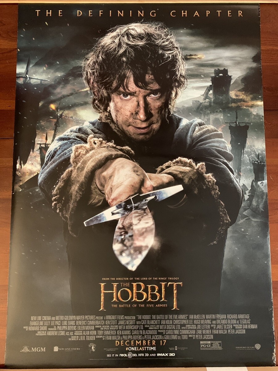 Hobbit Battle Of Five Armies Movie Poster