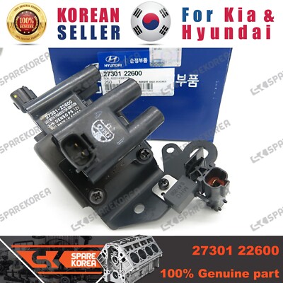 Genuine/OEM 2730122600 COIL ASSY-IGNITION for Hyundai Verna | eBay