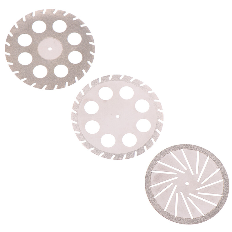 40/45mm Dental Lab Polishing Diamond Double sided Cutting Plaster Disc ...