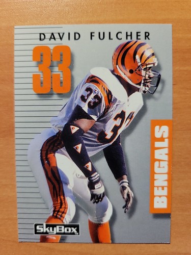 1992 Skybox Primetime #33 David Fulcher - Bengals - NFL - Freshly ...