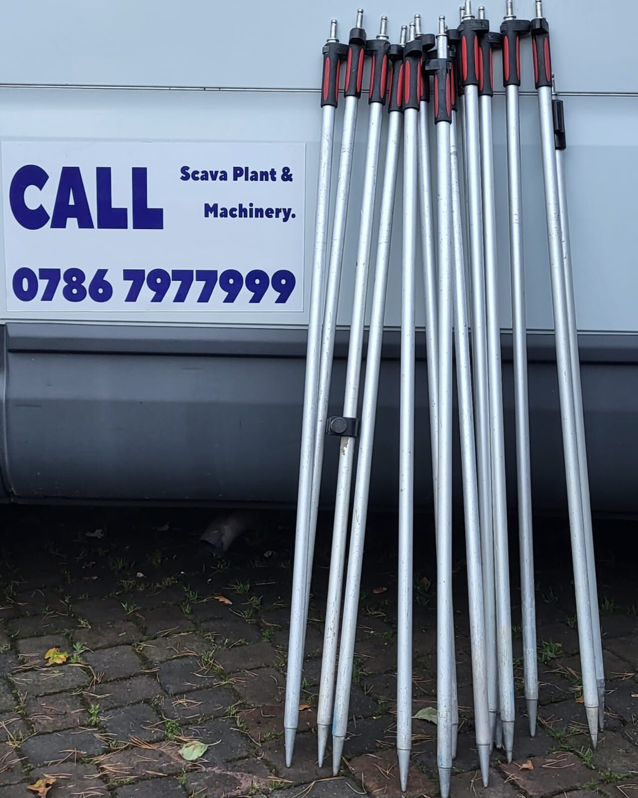 Leica GLS12 telescopic surveyors detail pole reflector graduated survey ...