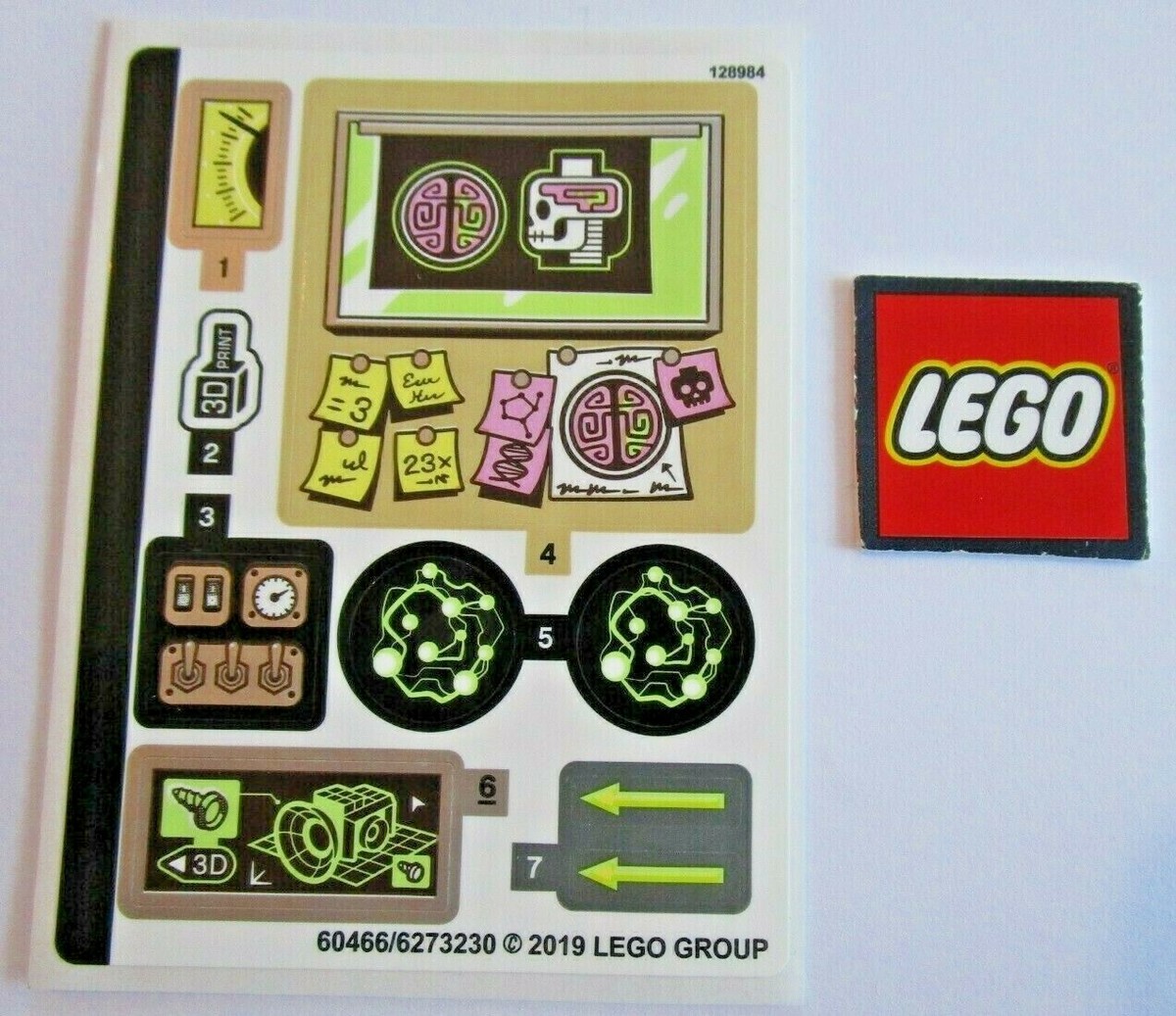 Lego Hagedis Stickers LEGO Signs And Decals Accessories (Xtra) 17