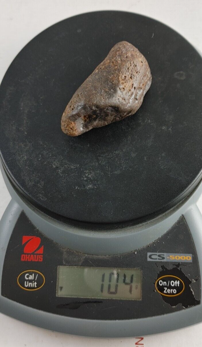 Iron Meteorite Meteor Fusion Crust Magnetic Asteroid 104g grams | eBay