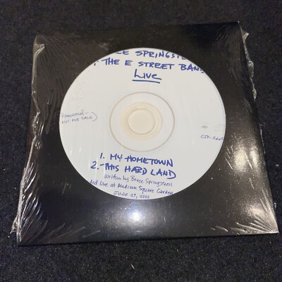 BRUCE SPRINGSTEEN • My Hometown This Hard Land Live Promo CD Rare BRAND ...