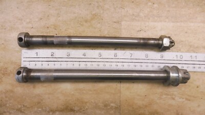 1980 Yamaha SR250 Exciter Y178-1> front and rear wheel axle bolts set ...