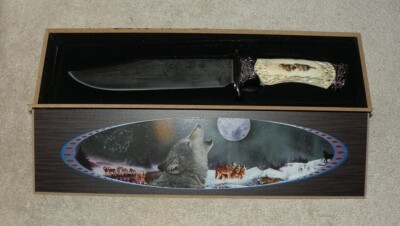 Stauer Timber Wolf Hunting Knife 11 Inch New In Box | eBay