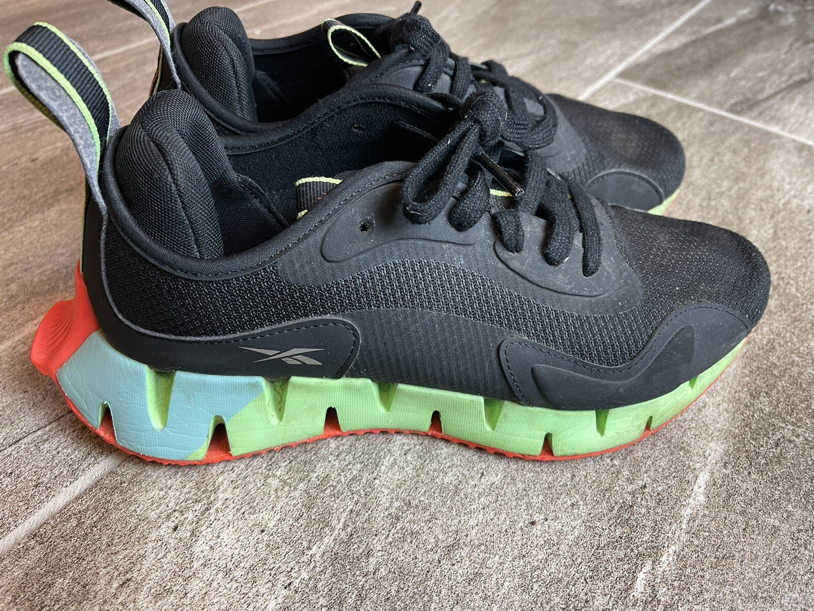 Reebok Men's Size 7 Zig Dynamica Running Shoe Black FY0813 Nice ...