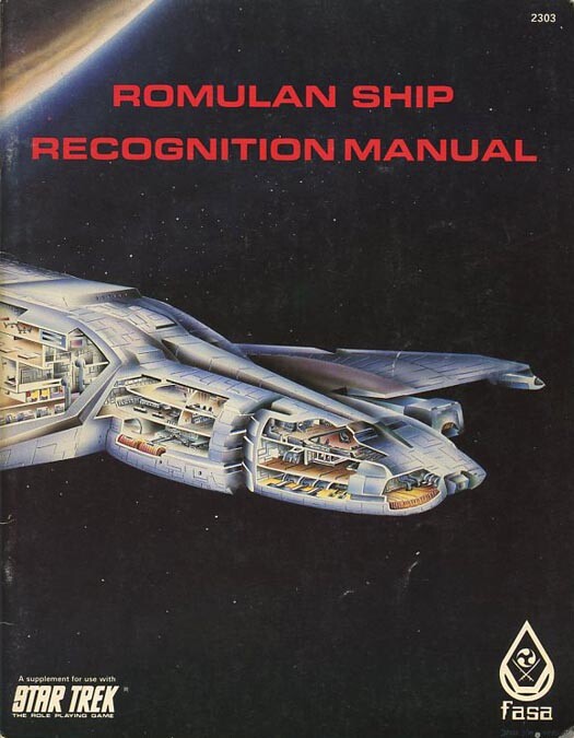 Romulan Ship Chart Presenting The Valdore Romulan Warbird (Star Trek)