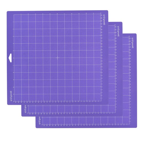 3PCS 12*12 Inch Cutting Mat Adhesive Non-Slip Gridded Cutting Mats ...