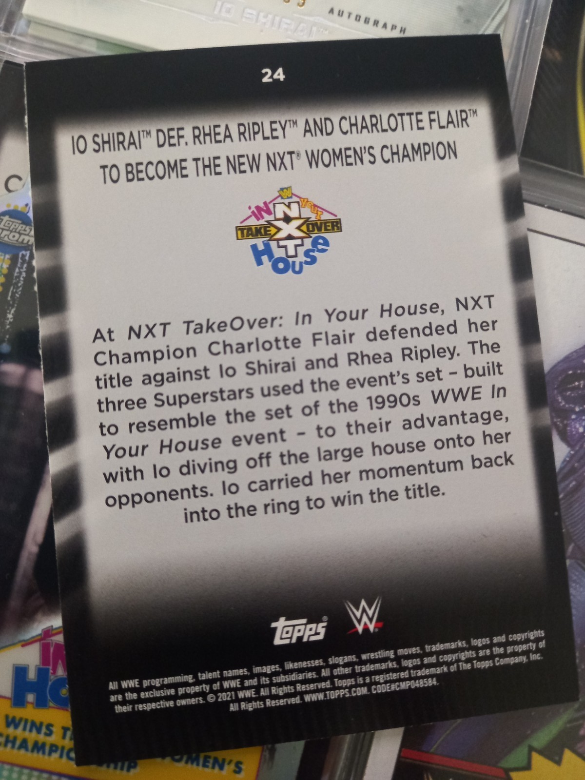 2021 Topps WWE Women's Division - Io Shirai #24 for sale online | eBay UK