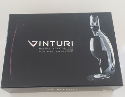 Vinturi Deluxe Essential Red Wine Aerator and Decanter Tower Set | eBay