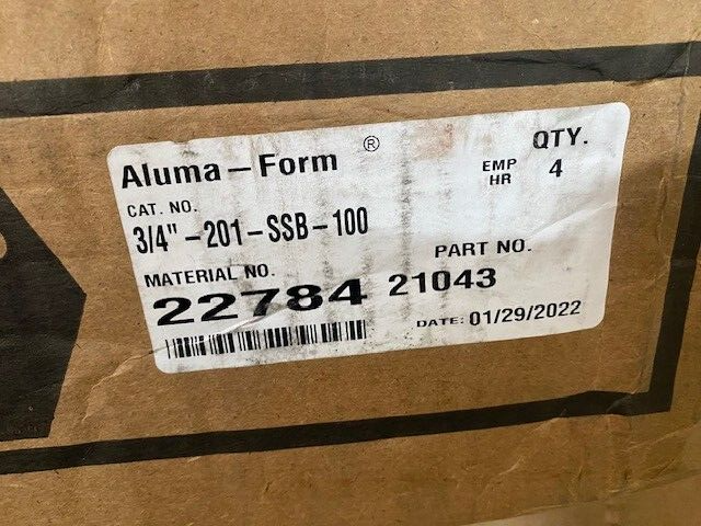 (4 PACK) Aluma-Form Banding Stainless Steel 3/4" x 100 Ft. Roll 3/4-201 ...