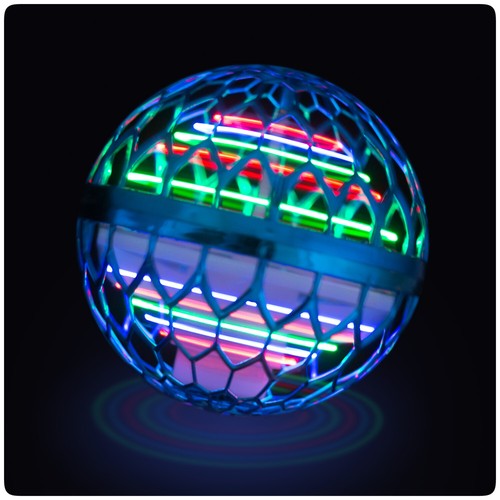 PRECORN flying light ball blue light effects flying UFO ball light toy ...