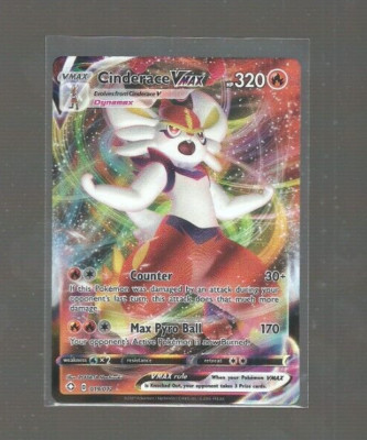 Pokemon Card Cinderace VMAX 019/072 Full Art Shining Fates Near Mint | eBay