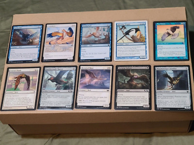 MTG Bird x10 Thaumaturge's Familar,Vexing Gull,Vulpikeet,Gorging ...