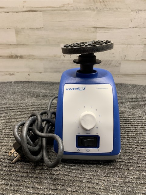 VWR 10153-838 Analog Vortex Mixer 300 to 3200 RPM Benchtop Lab ...