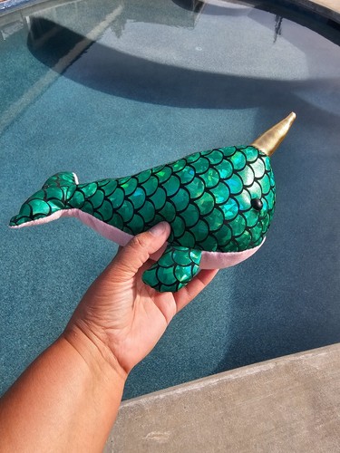 BNWT New Plush Pals BMi Merchandise Narwhal Plush Toy Multicolor 9 ...