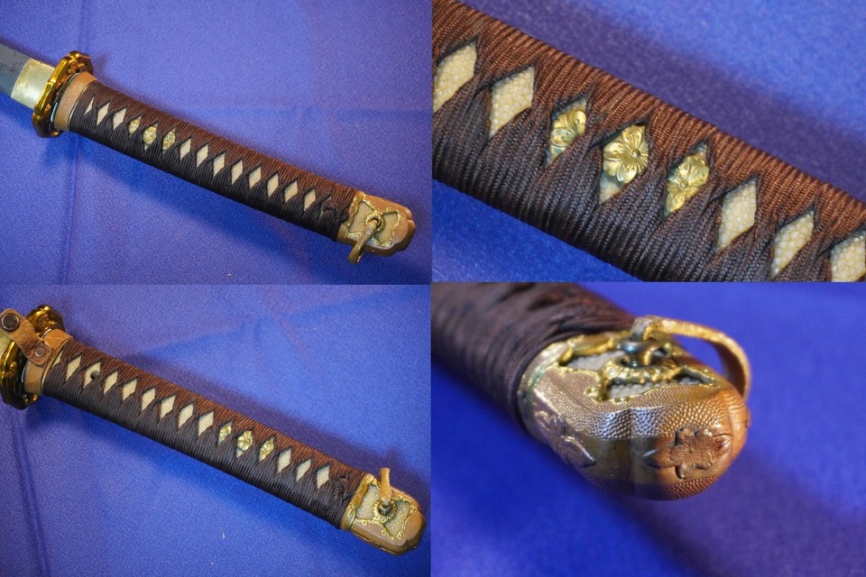 DEC91 Antique Japanese Sword Ikeda Kanetsuna Katana in Koshirae IJA ...