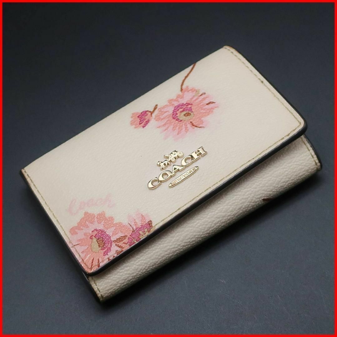 Coach 5 ring key case, flower, hook, logo, good condi… - Gem