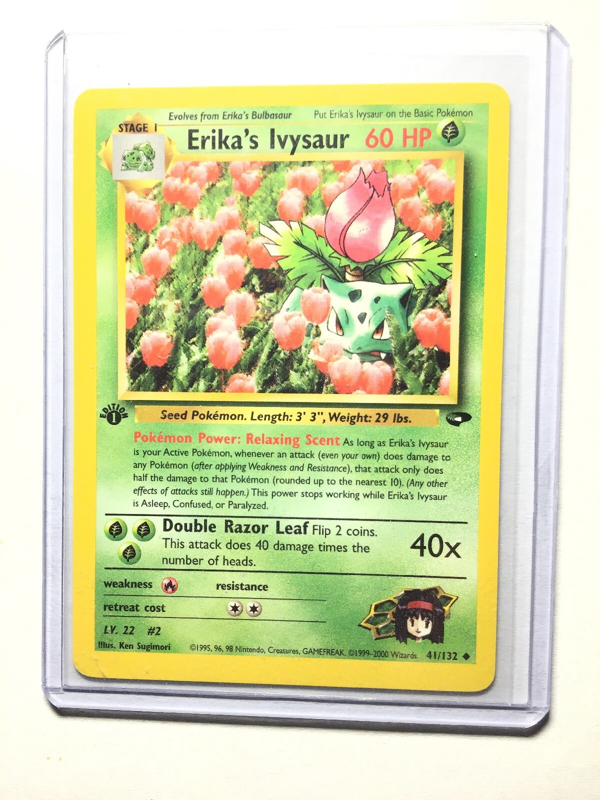 ERIKA’S IVYSAUR - 1st Edition Gym Challenge - 41/132 - Uncommon ...