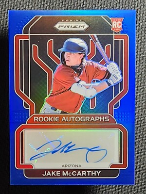 2022 Panini Prizm JAKE McCARTHY #RA-MC Blue Prizm Auto /149 ...